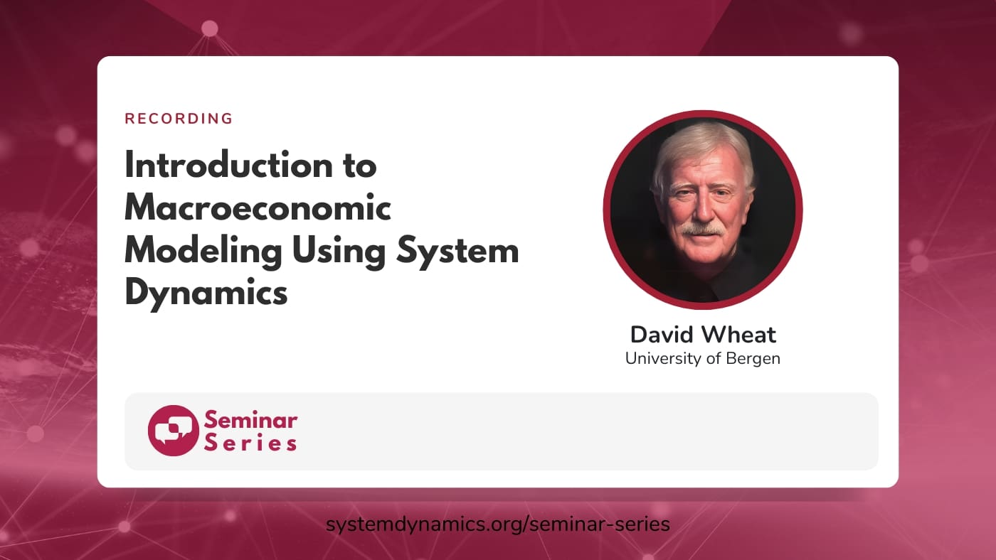 Introduction to Macroeconomic Modeling Using System Dynamics - System ...